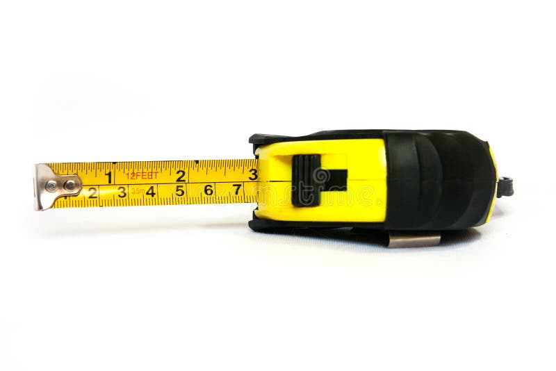 Metallic tape measure stock photo. Image of carpentry - 35637442