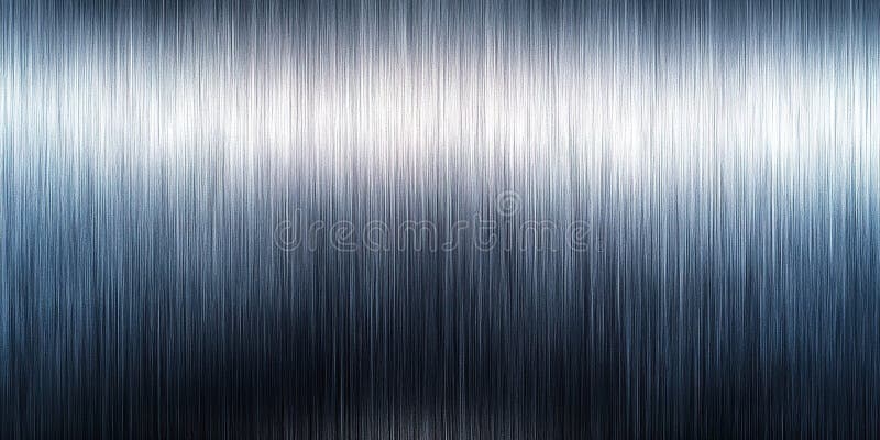 Metallic Texture with Brushed Finish Reflecting Light and Creating a ...