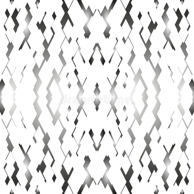 Metallic Texture with Mirror Effect. Gray Abstract Geometric Seamless ...