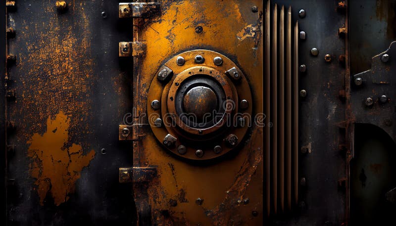 A Metallic Texture with Rust and Decay, Creating an Industrial and ...