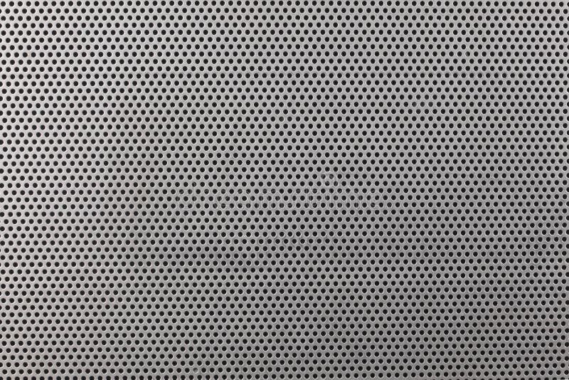 Close Up on a Metallic Texture with Small Holes Stock Photo - Image of ...