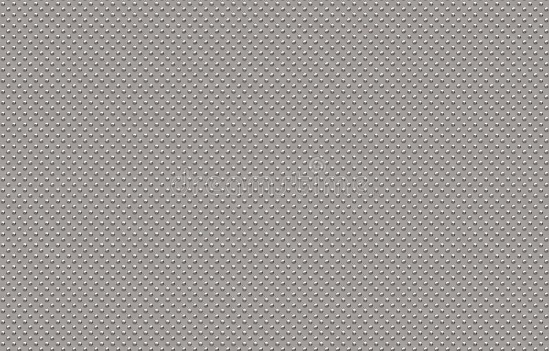 Metallic Texture with Sphere Pattern Stock Illustration - Illustration ...
