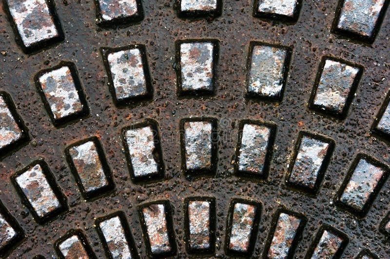 Metallic textures on sewer stock image. Image of reflection - 39194129