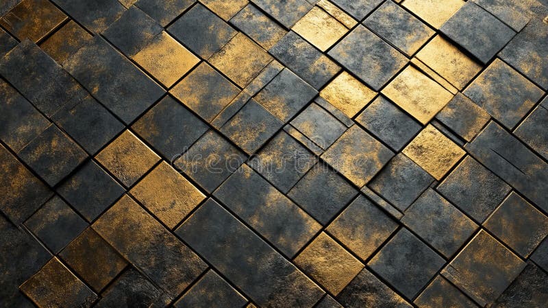 Metallic Tile Design Background. Stock Image - Image of texture ...
