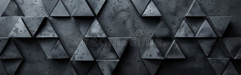 Metallic Triangle Geometries on Dark Gray - Abstract Texture for Web ...