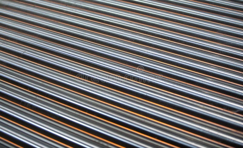 Metallic tubing stock image. Image of petroleum, factory - 20045997