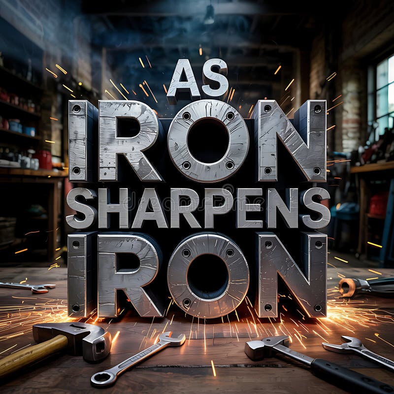 Metallic Typography in a Workshop Setting: As Iron Sharpens Iron ...