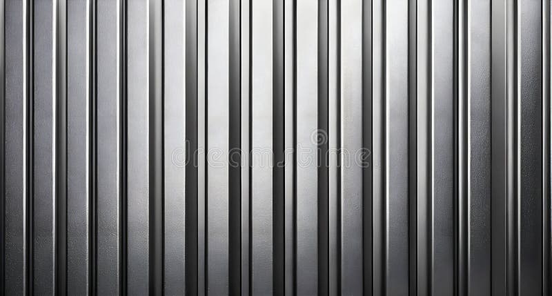 Metallic Vertical Striped Surface with Industrial Texture Stock Photo ...