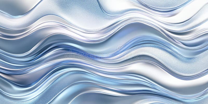Metallic Watercolor Background with Shimmering Silver and Blue ...