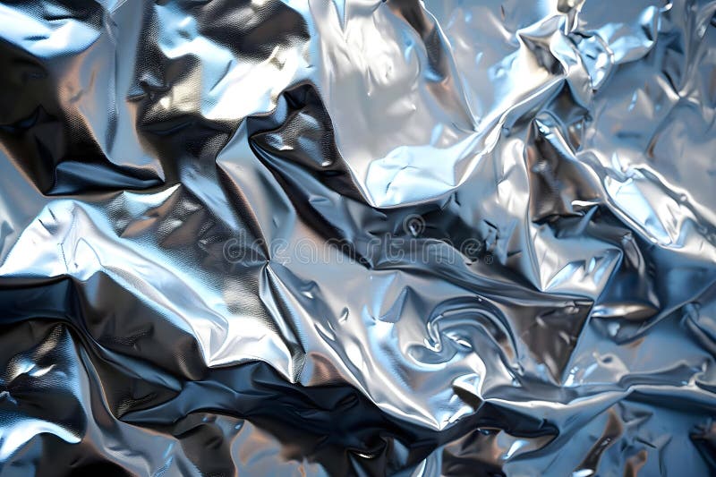 Metallic Waves: Sleek Silver Texture Display. Concept Metallic Textures ...