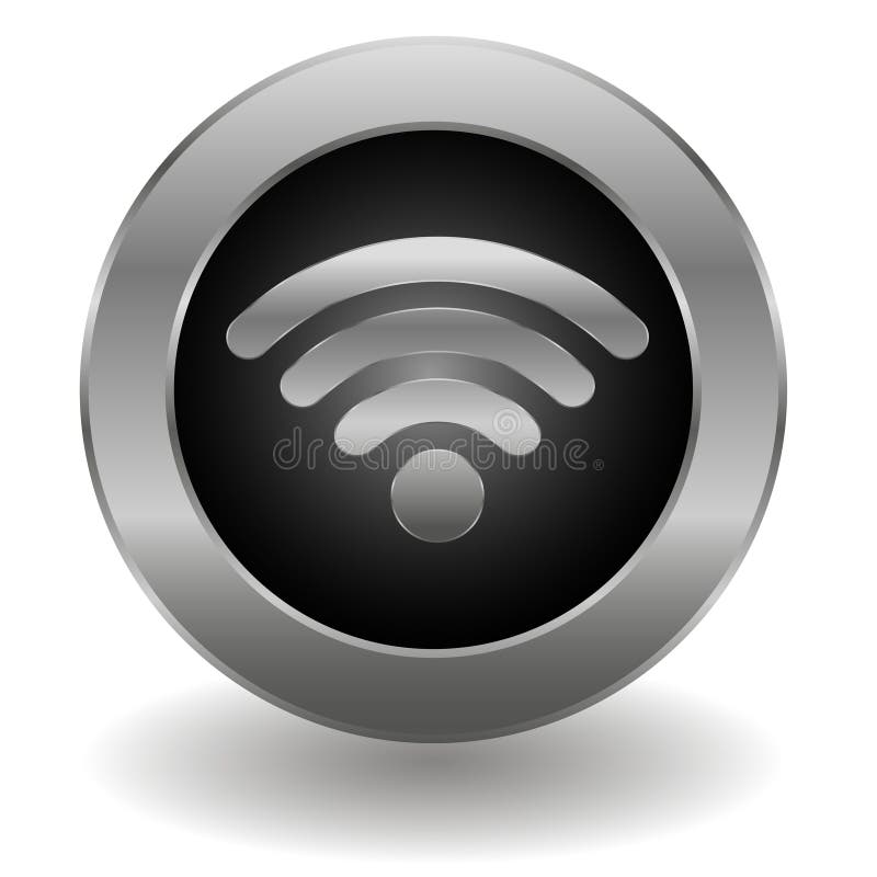 Round Wireless Icons EPS stock vector. Illustration of colors - 15894961