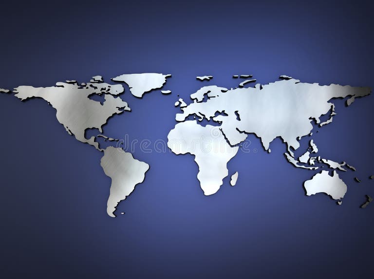 Metallic World Map Stock Illustrations – 2,365 Metallic World Map Stock ...