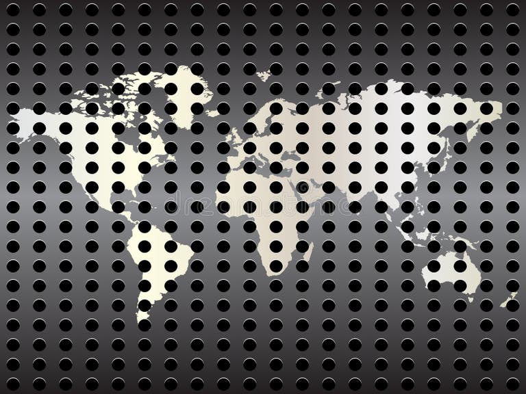 Metallic World Map Stock Illustrations – 2,365 Metallic World Map Stock ...