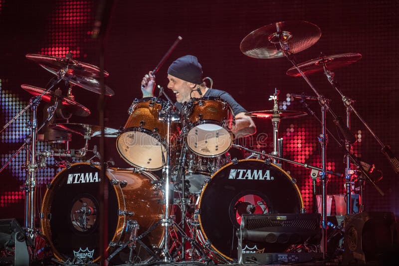 Metallica live in concert editorial stock image. Image of american ...