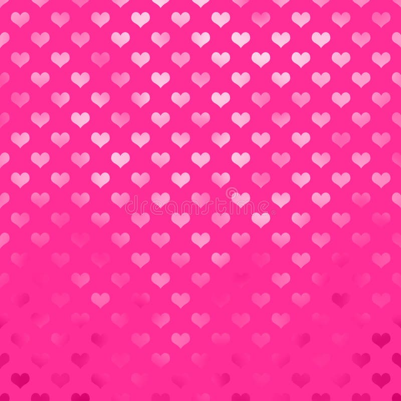 Metallische Rosa Herz-Polka Dot Pattern Hearts Dots Stockbild - Bild ...