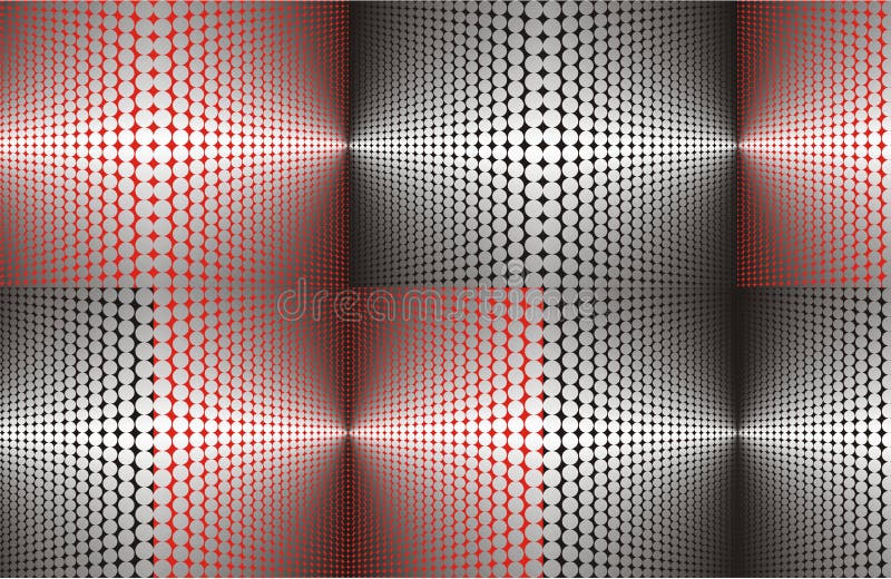 Metallisches Rotes Und Schwarz Vektor Abbildung - Illustration von ...