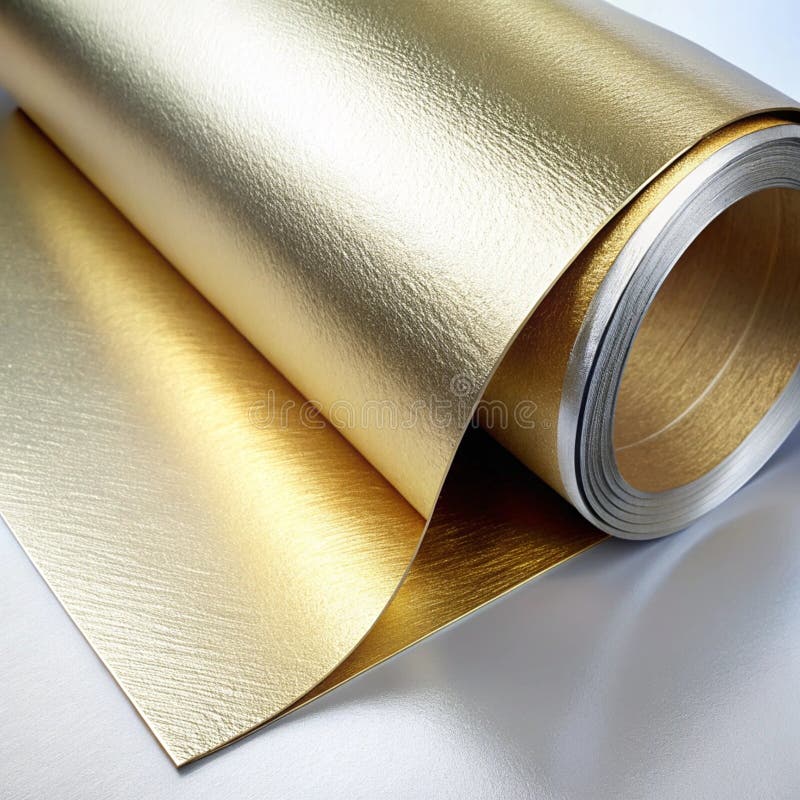 Metallized Paper with Textured Surface for Design Stock Illustration ...