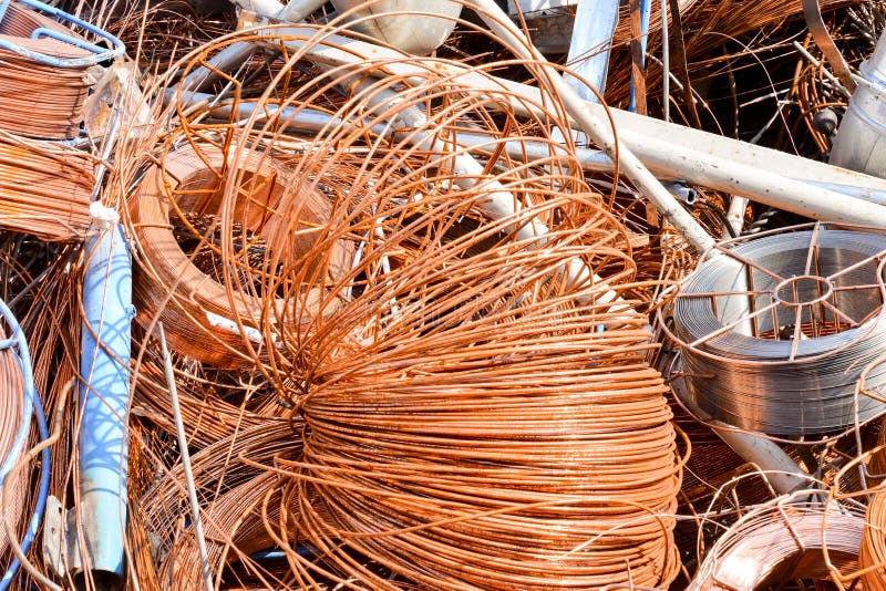 Metallo Pronto Per Riciclare Immagine Stock - Immagine di scarto ...