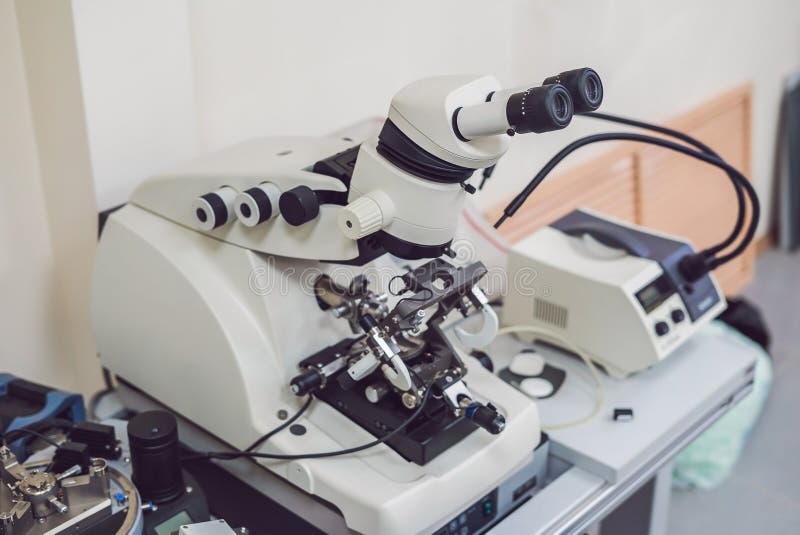 Metallographic Microscope Used for Metall`s Surface Investigatio Stock ...