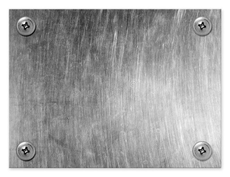 Alte Rustikale Metallplatten Mit Den Nieten Nahtlos Stockfoto - Bild ...