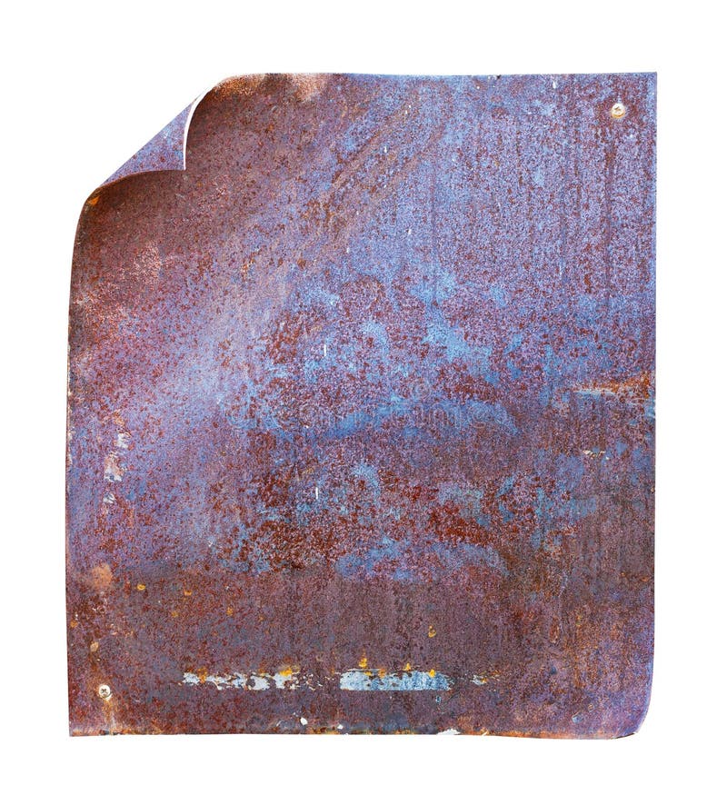 Rostige runde Metallplatte stockbild. Bild von eisen - 50703745