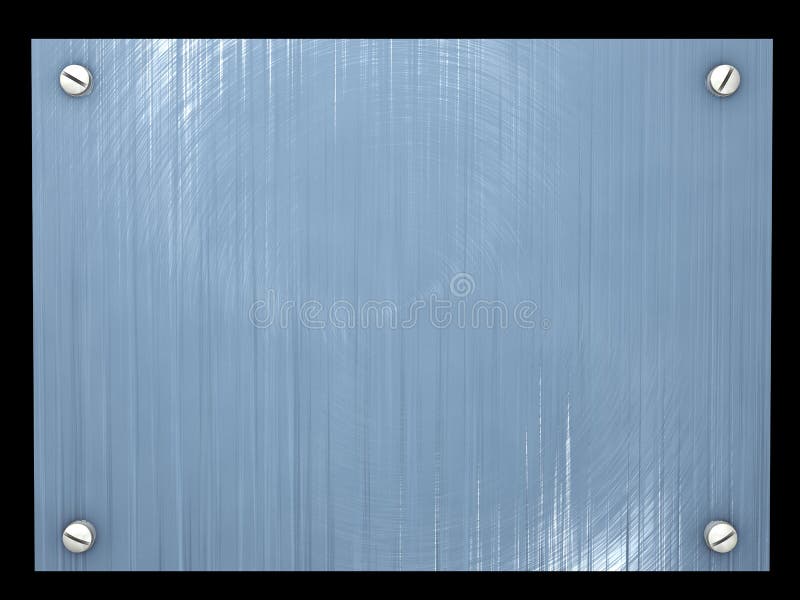 Metallplatten stock abbildung. Illustration von metallisch - 9176352