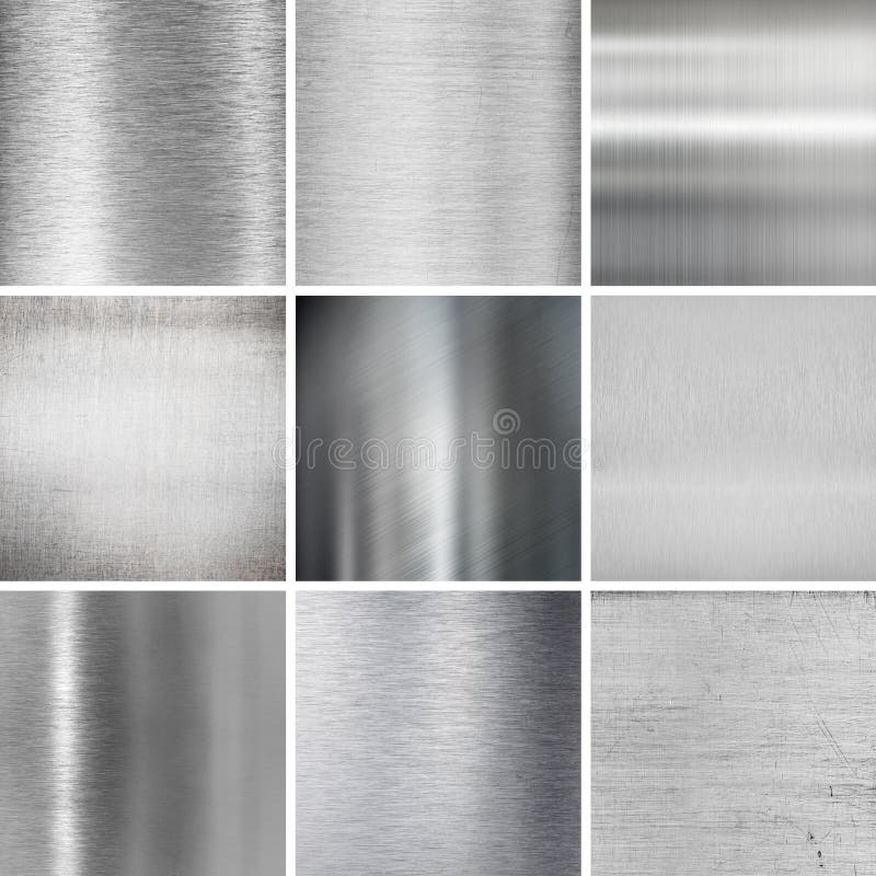 Metallplatten Die Eingestellten Maserten Hintergründe Stockbild - Bild ...