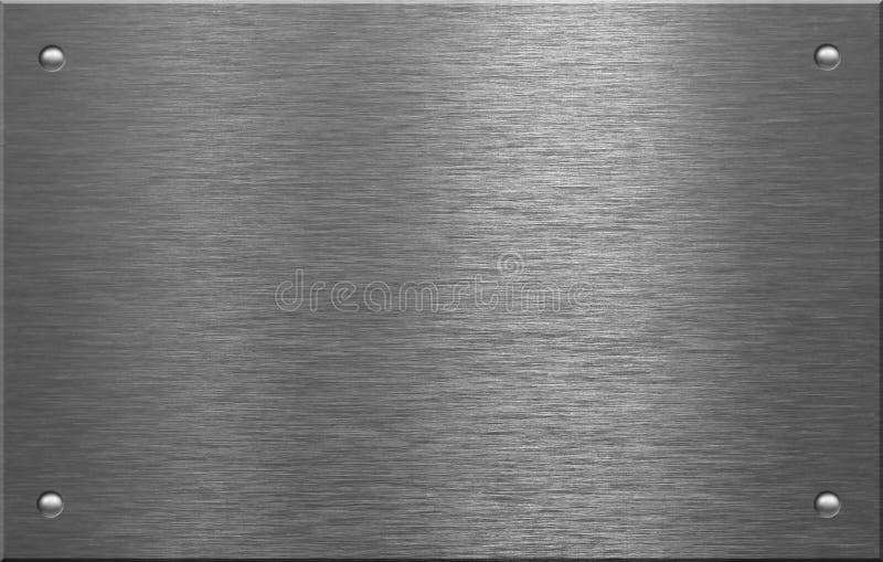Metallplatten Mit Vier Nieten Stockfoto - Bild von feld, nichtrostend ...