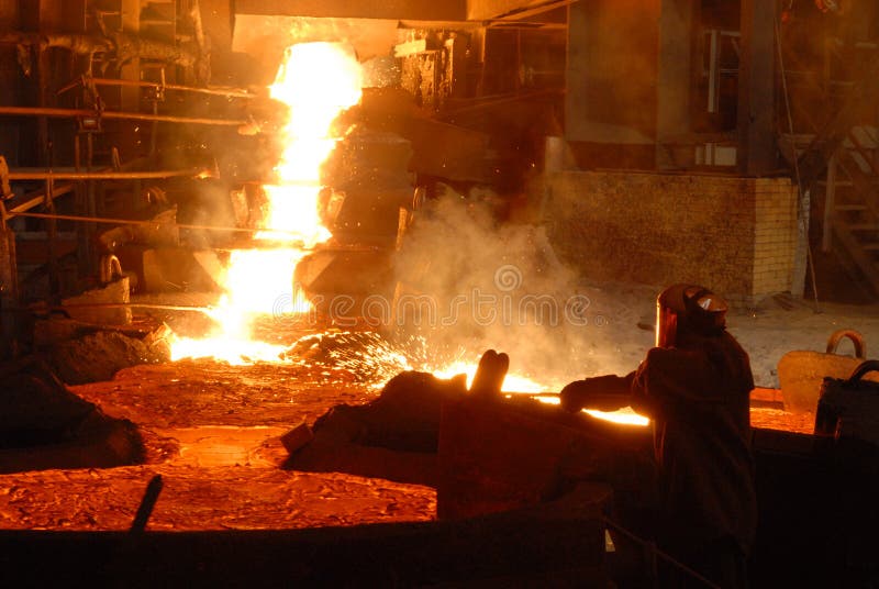 Industrial metallurgy stock image. Image of industry, factory - 2295207