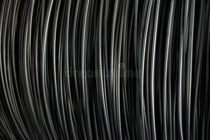 Wire Rods or Coils for Industrial Use Stock Photo - Image of machine ...