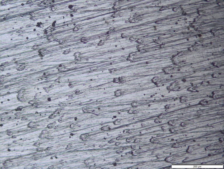 Metallurgical Sample of Titanium Stock Photo - Image of metal, micro ...