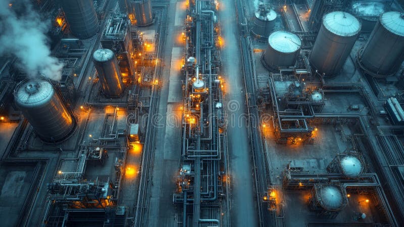 Metallurgy Facility with Extensive Infrastructure for Mining ...