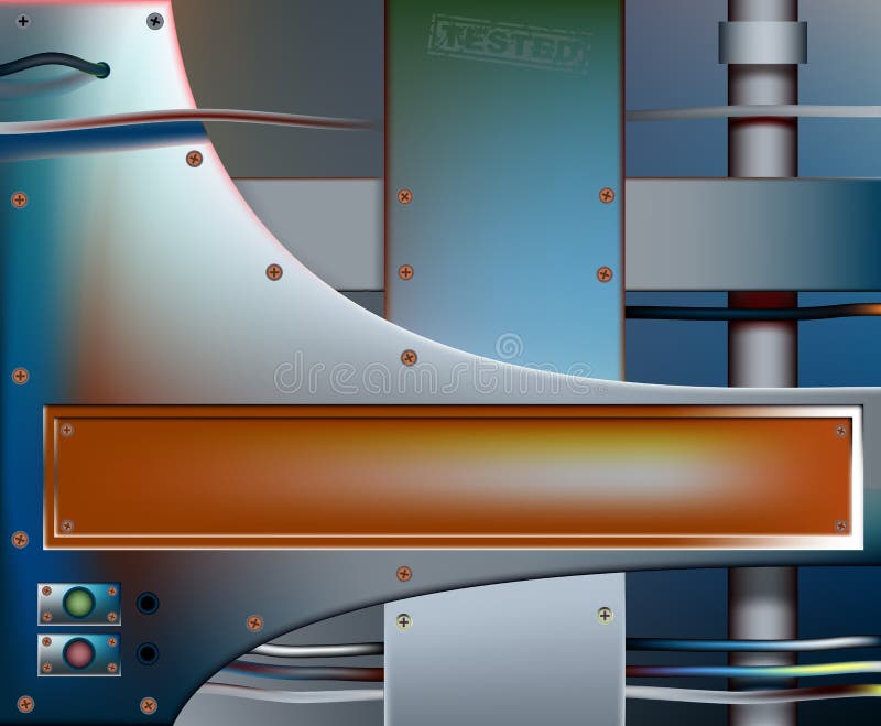 Metalwork banner stock vector. Illustration of text, engineering - 26057607