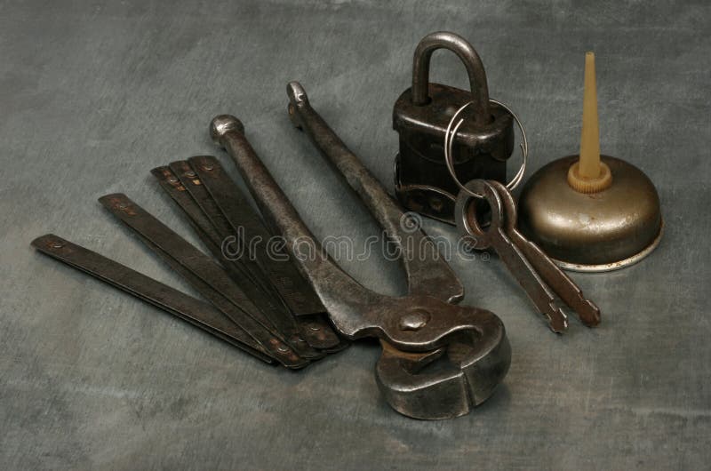 Metalwork tools 1 stock photo. Image of retro, styled - 10686158