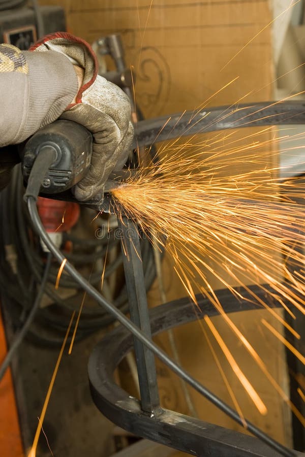 Metalworker stock image. Image of industrial, forge, glow - 13294277