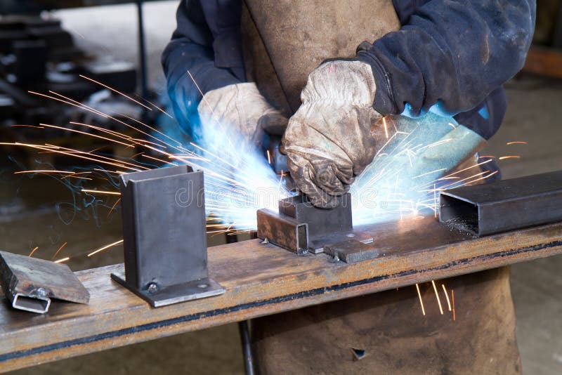 Metalworker stock image. Image of industrial, worker - 13294469