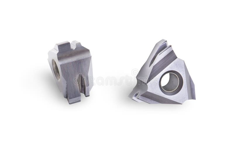 Metalworking Carbide Insert Triangle. Special Tool. Front and Side View ...