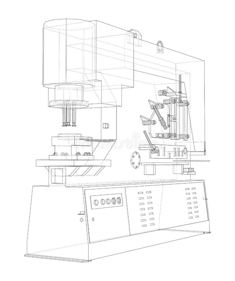 Cnc Machine Tool Head Stock Illustrations – 290 Cnc Machine Tool Head ...