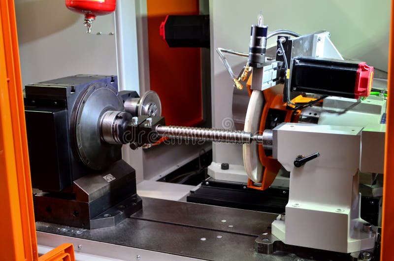 Metalworking CNC Milling Machine. Stock Photo - Image of plant ...