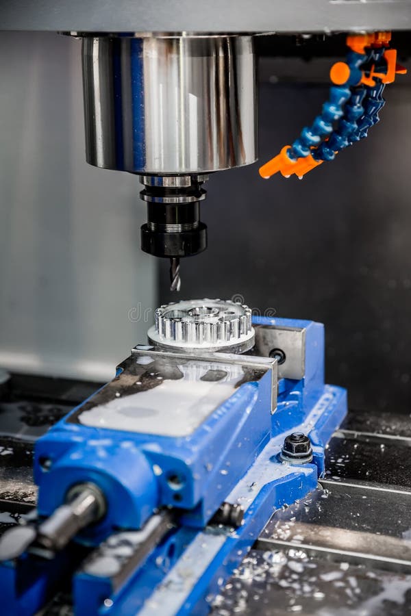 Cnc machine stock image. Image of drill, construction - 11979487