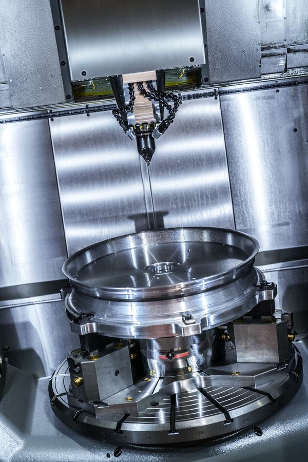 Metalworking CNC Milling Machine. Stock Image - Image of industry ...