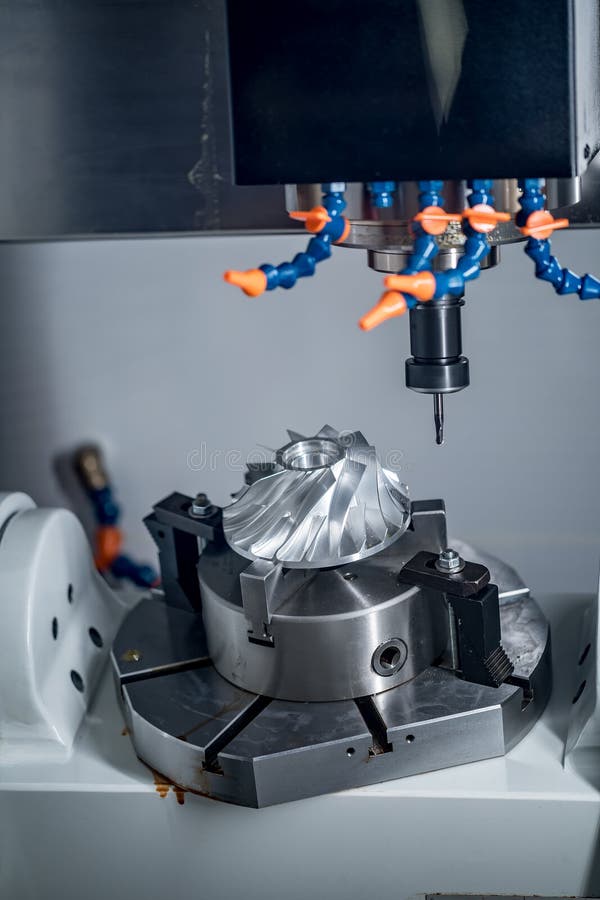Metalworking CNC Milling Machine. Stock Image - Image of mechanical ...