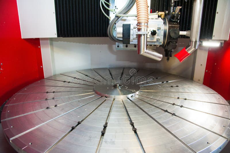 Metalworking CNC Milling Machine Stock Image - Image of manufacturing ...