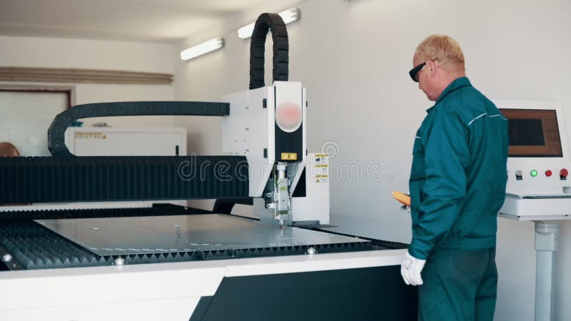 Metalworking CNC Milling Machine. Stock Video - Video of machining ...