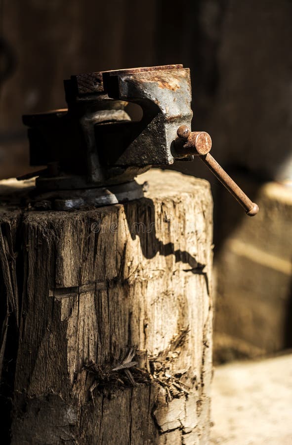 Metalworking hand tool stock image. Image of table, backgrounds - 70946367