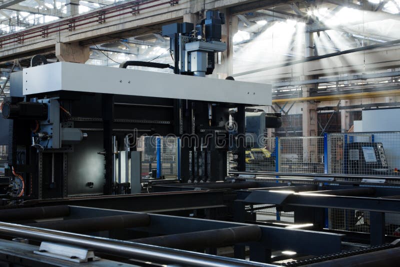 Metalworking machine stock image. Image of equipment - 12595187