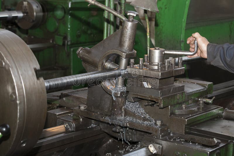 Metalworking Machines Working Mechanisms Stock Image - Image of ...