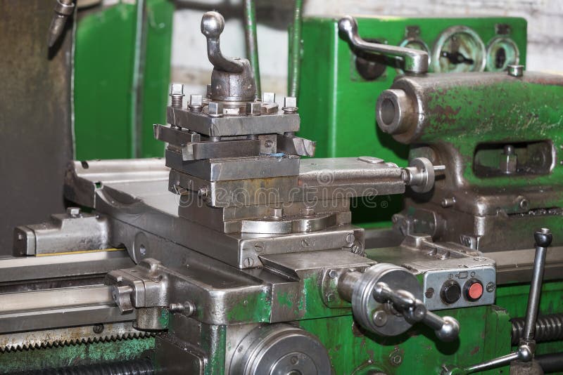 Metalworking Machines Working Mechanisms Stock Image - Image of ...