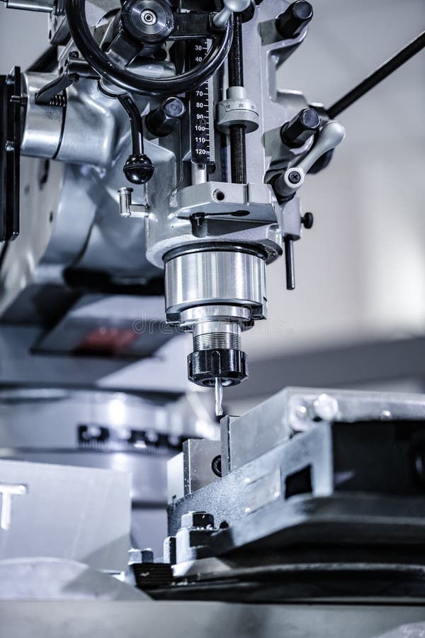 Metalworking CNC Milling Machine. Stock Photo - Image of automobile ...