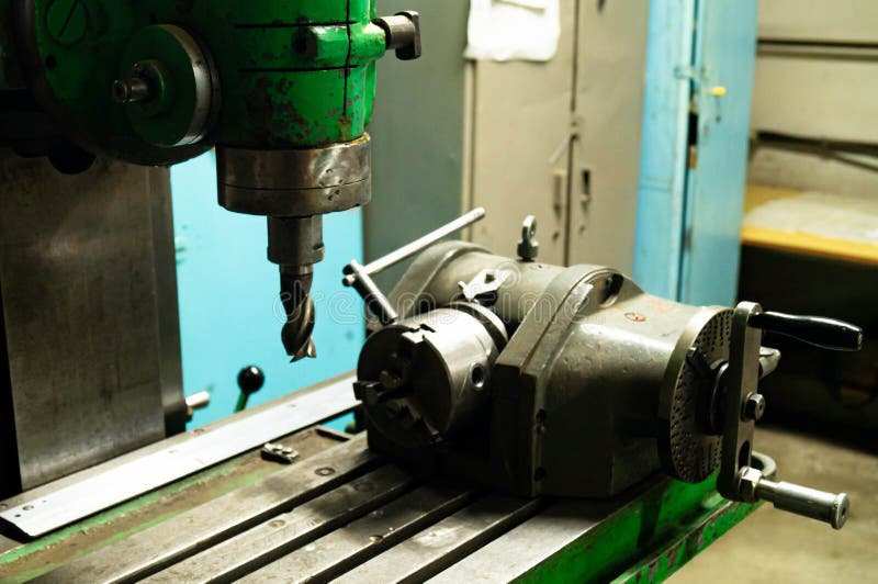 Metalworking Workshop, Metal Processing Machines. Levers of Control of ...